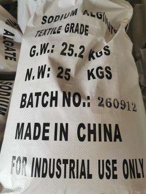 China Textile Printing Grade Sodium Alginate with Low Dye Reaction, Good Pseudoplasticity, and Easy Desizing for Reactive Dye Printing for sale