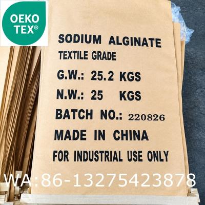 China Synthetic Sodium Alginate Biodegradable Acid Reactive Dye Printing Agent for sale