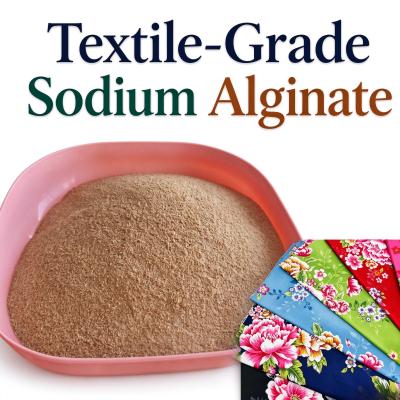 China High Viscosity Sodium Alginate Textile Powder Dye Thickener Customized for sale
