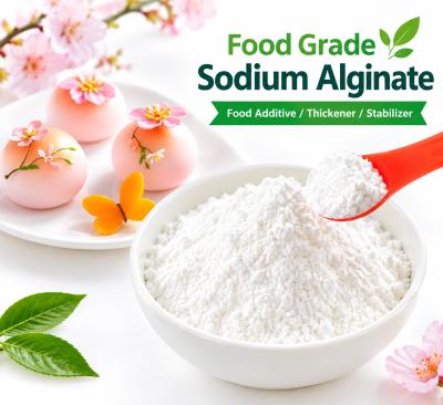 China Water Retention Polysaccharide Sodium Alginate Products Food Grade Cas No. 9005-38-3 for sale