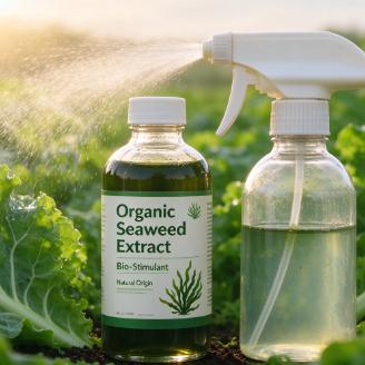 China Enzymatic Kelp Brown Seaweed Extract Sodium Alginate Thickener Liquid Biostimulant With 18% Alginic Acid for sale