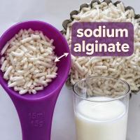 China Powdered Kelp Gum Sodium Alginate For Food Heat Irreversible Gel Water Soluble for sale