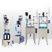 China Chemical Industrial Glass Reactor Jacketed Bioreactor Jacketed Vessel for sale