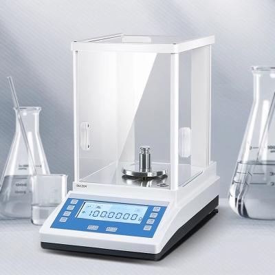 China Precision 0.0001g Laboratory Testing Equipment with Electromagnetic Force Sensor and 200g Standard Calibration Weight for sale