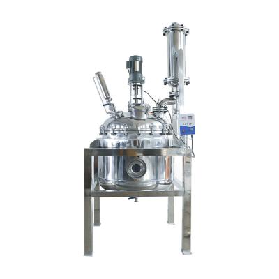 China 10L Double Layer Stainless Steel Chemical Reactor For Laboratory High Pressure Vessel for sale