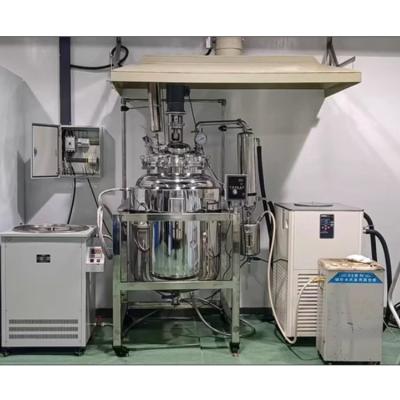 China 1L-100L Stainless Steel Double-shell Jacketed Container Flexible Manufacturing Multi-functional Cell Suspension Type Bioreactor For Laboratory for sale