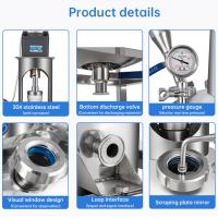 China 10-liter Automatic Double-layer Stainless Steel Bioreactor High-pressure Laboratory Container With Pump Motor for sale