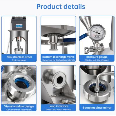 China 10-liter Automatic Double-layer Stainless Steel Bioreactor High-pressure Laboratory Container With Pump Motor for sale