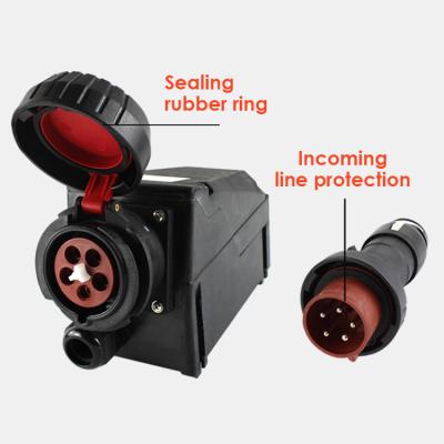 China EX 4 Pin Plug And Socket Explosion Proof Socket And Plug Marine Grade for sale