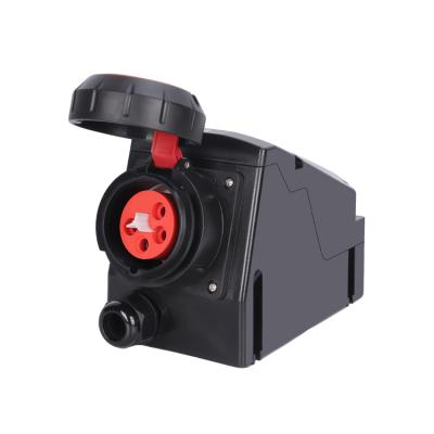 China Explosion Proof Industrial Socket And Plug Ip66 380v 6h 3P+E 4pin-5pin 125A for sale