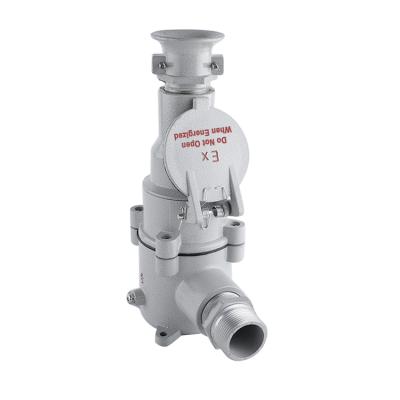 China ATEX Explosion Proof Plug Socket 32A 220V 1P+N+PE for Hazardous Areas for sale