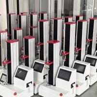 China Digital tensile testing machine, measurement of plastic and rubber elongation rate, stretching of seat belt leather and textiles for sale