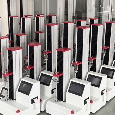 China Digital tensile testing machine, measurement of plastic and rubber elongation rate, stretching of seat belt leather and textiles for sale