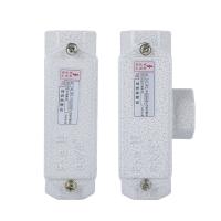 China Cast Aluminum Electronics Instrument Enclosures Explosion Proof Straight Through Wiring Box DN20  Junction Box for sale