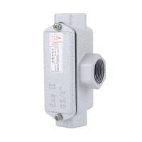 China BAXIT G1/2 Aluminum Alloy Waterproof Explosion-proof Three-Way Wiring Box Threading Box Junction Box for sale