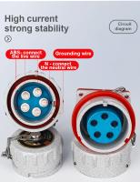 China 16A/32A/60A/100A/150A/300A YT/XZ/YZ-4 IP66 4pin 220v/380V Explosion Proof Plug and Socket for sale