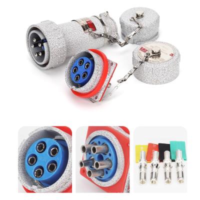 China 130/144/153/166/177 cm ATEX Non-sparking 5 Core 200a Industrial Plug Socket for sale