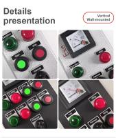 China BAXIT Aluminum Alloy Power Control Panel Wiring Junction ATEX Explosion Proof switch button Box for sale