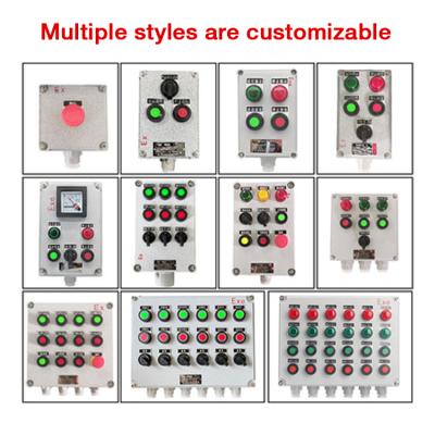 China BAXITExplosion Proof Operation Panel  Explosion-Proof Control Push Button Switch signal Lamp Control Box Exe Exd IIB IIC for sale