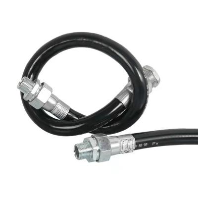 China Good Flexibility 1/2 1000mm Gasoline Fuel Dispenser Hose Explosion-proof flexible rubber hose for Service Stations for sale