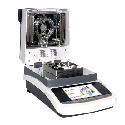China Automatic rapid moisture analyzer for tea, grains, feed, corn, food, plastic particles, and plastics with moisture content for sale