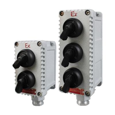 China ATEX IECEx Compliant Explosion-proof Rotary Knob Switch with IP66 Rating for sale