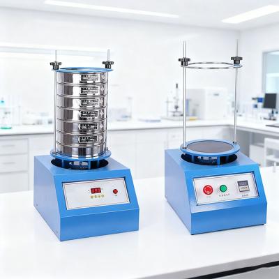 China Electric vibrating screen oscillator for analyzing the particle size of stainless steel used in ores for sale