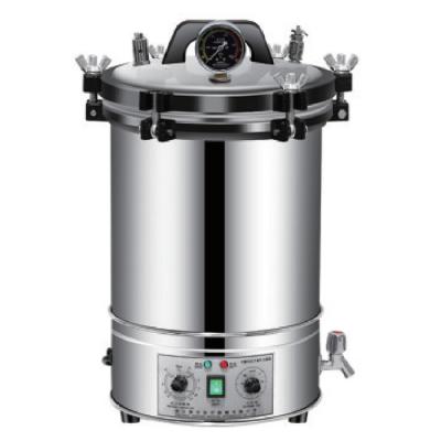 China Factory Wholesale Laboratory Equipment 8L/12L/18L/24L Prevent Dry Burning Stainless Steel Sterilizer High-Pressure Lab Autoclave for sale