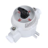 China BAXIT explosion proof switch box Aluminum Alloy Explosion Proof Corrosion Proof On-off Rotary Light Switch for sale