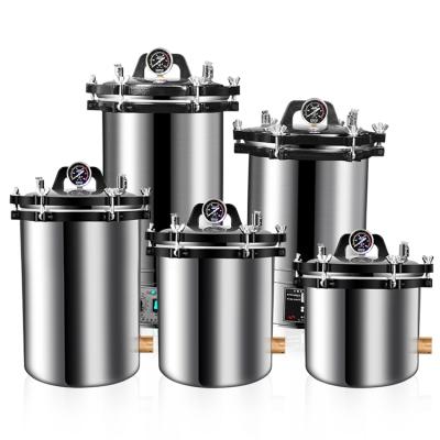 China BAXIT Digital Portable Pressure Steam Sterilizer Portable Small Autoclave Sterilization Equipment 8L/18L/23L/24L/29L for sale