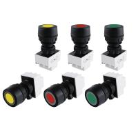 China GLOMRO Explosion-proof Control Illuminated Button IP66 Switch 24V Electronic Emergency Stop Button for sale
