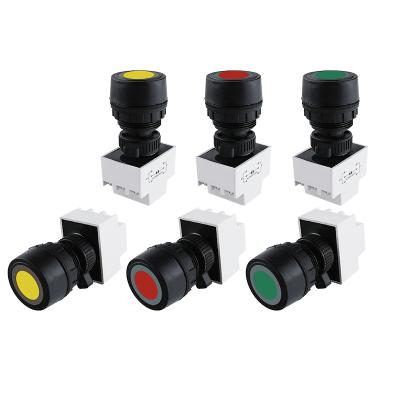 China GLOMRO Explosion-proof Control Illuminated Button IP66 Switch 24V Electronic Emergency Stop Button for sale