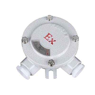 China AH-IIB Type E Angle Flat Cover Explosion-proof Junction Box, Exd IIB T6 IP65 Aluminum Alloy for sale