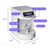 China Automatic Surface Tensiometer Water Testing GLO-200A Lab Instrument Surface Tension Meter for Chemicals for sale