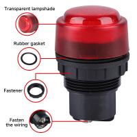 China Waterproof IP66 Feature Piercing Hole Size: 30mm GLO8050 12V/24V/36V/220V/380V Explosion-proof Panel Signal Indicator Light for sale