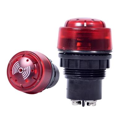 China GLOMRO High Quality ATEX Explosion Proof Red Buzzer DC12V/24V AC36V/220V/380V for Panel Mounting for sale