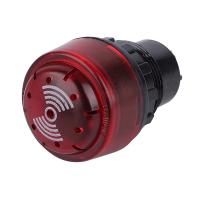 China GLOMRO High Quality ATEX Explosion Proof Red Buzzer DC12V/24V AC36V/220V/380V for Panel Mounting for sale