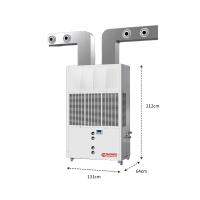 China 5HP 7HP 10HP 12HP 15HP Duct Type Evaporative Cooling Energy-Saving Air Conditioner High Quality Industrial Air Cooler for sale