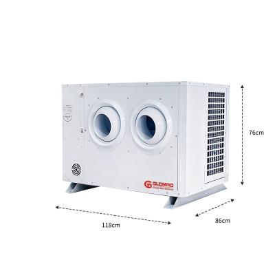 China 5HP 7HP Wall-mounted Jet Type Evaporative Cooling Energy-Saving Air Conditioner High Cooling Capacity System for Factory for sale