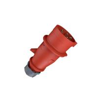China Copper pins with nickel plating IP44 Waterproof Industrial Plug16A 200-250V 32A 380-415V for sale