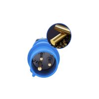 China Copper pins with nickel plating IP44 Waterproof Industrial Plug16A 200-250V 32A 380-415V for sale