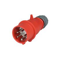China Copper pins with nickel plating IP44 Waterproof Industrial Plug16A 200-250V 32A 380-415V for sale