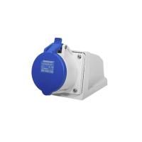 China IP44 Waterproof Industrial Surface Mounted Socket16A 200-250V 32A 380-415V for sale
