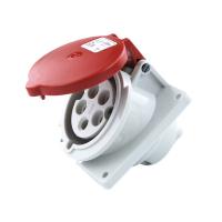 China IP44 Waterproof Industrial Concealed Angled Socket 16A 200-250V 32A 380-415V for sale