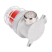 China 120db Visual Audible Alarm Siren / Explosion-Proof Light & Sound Alarm with Cover IP66 Explosion Proof LED Strobe Warning Lights Aluminum Alloy for sale
