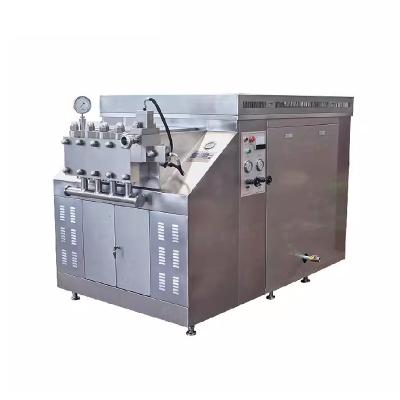 China 500 to 1000L/H Industrial High Pressure Homogenizer Machine for Liquid Milk Juice Dairy Cream Processing Equipment for sale