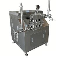 China 1500 to 2000L/H High Pressure Homogenizer Cream Fresh Milk Yogurt Homogenizer Machine Industrial Honey Juice Homogenizing for sale