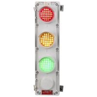 China Flameproof Sliding Contact Line Indicator IP66 WF1 AC220/380V Red Yellow Green LED Phase Status Warning Lamp for sale