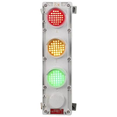 China Flameproof Sliding Contact Line Indicator IP66 WF1 AC220/380V Red Yellow Green LED Phase Status Warning Lamp for sale