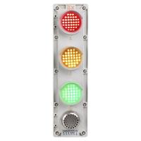 China Acousto-Optic Explosion Proof Trolley Line Indicator Exd IIC T6 IP66 WF1 AC220V/380V 3 Phase Phase Loss Alarm Warning Light for sale